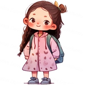 Kids PNG Clipart Set of Cute Happy Cartoon Kids Pictures Little Boys ...