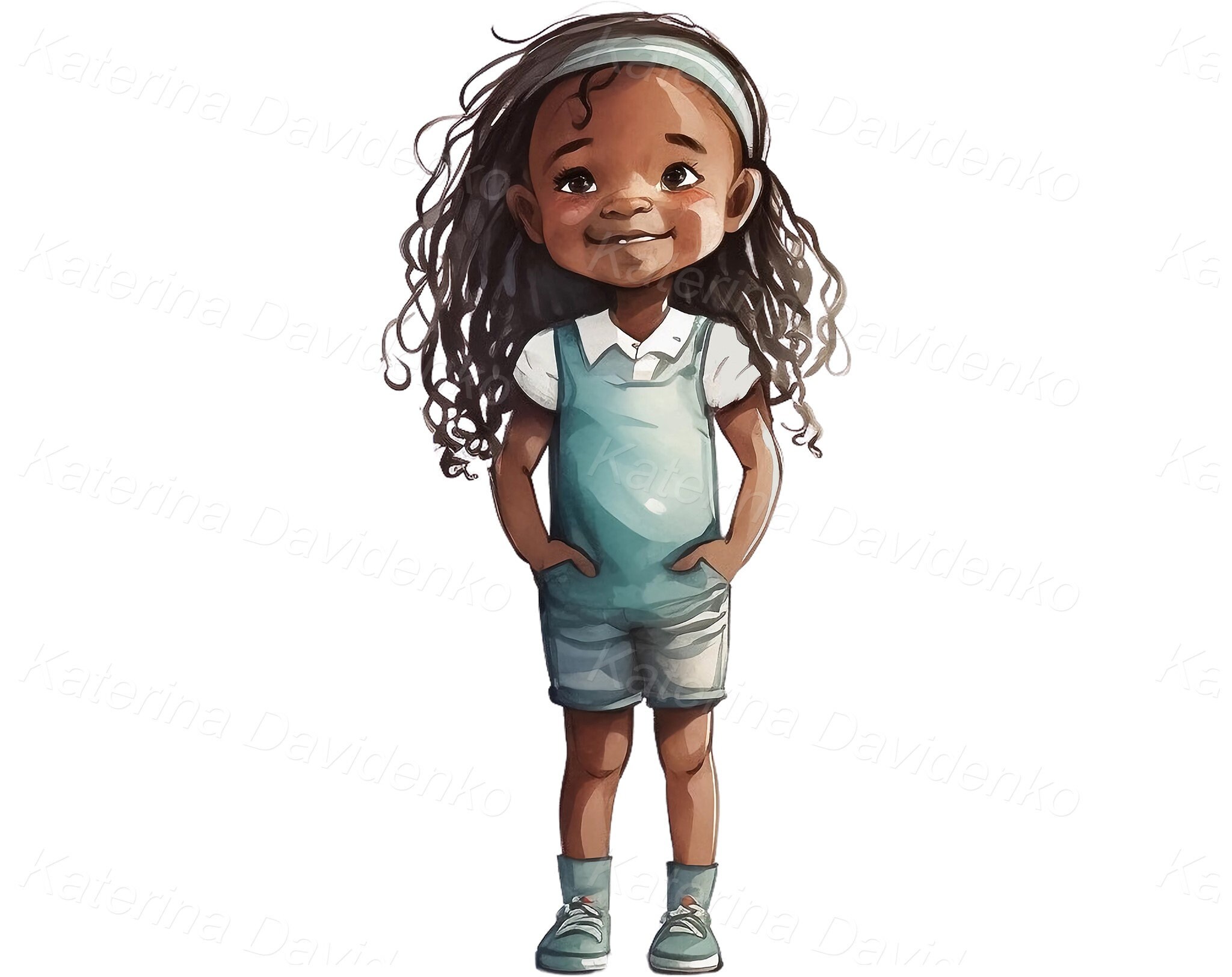 Group of Isolated Children in Summer Clothes Standing in a Row ...