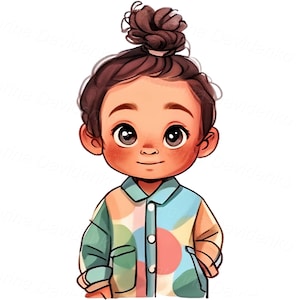 Cartoon PNG Boy Girl Emotions Clipart Isolated Little Kids Multiethnic ...