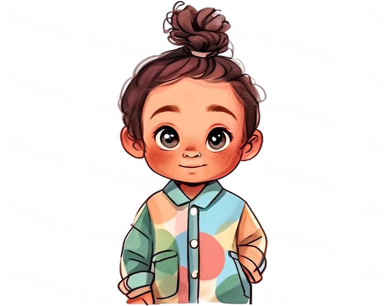 Cartoon PNG Boy Girl Emotions Clipart Isolated Little Kids Multiethnic ...