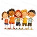Cartoon Kids PNG Clipart, Set of Isolated Watercolor Children Pictures ...