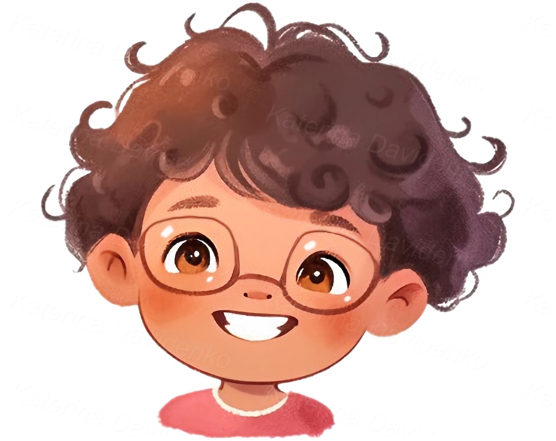 Collection of Cartoon Happy Kids Faces Png Clipart, Multinational ...
