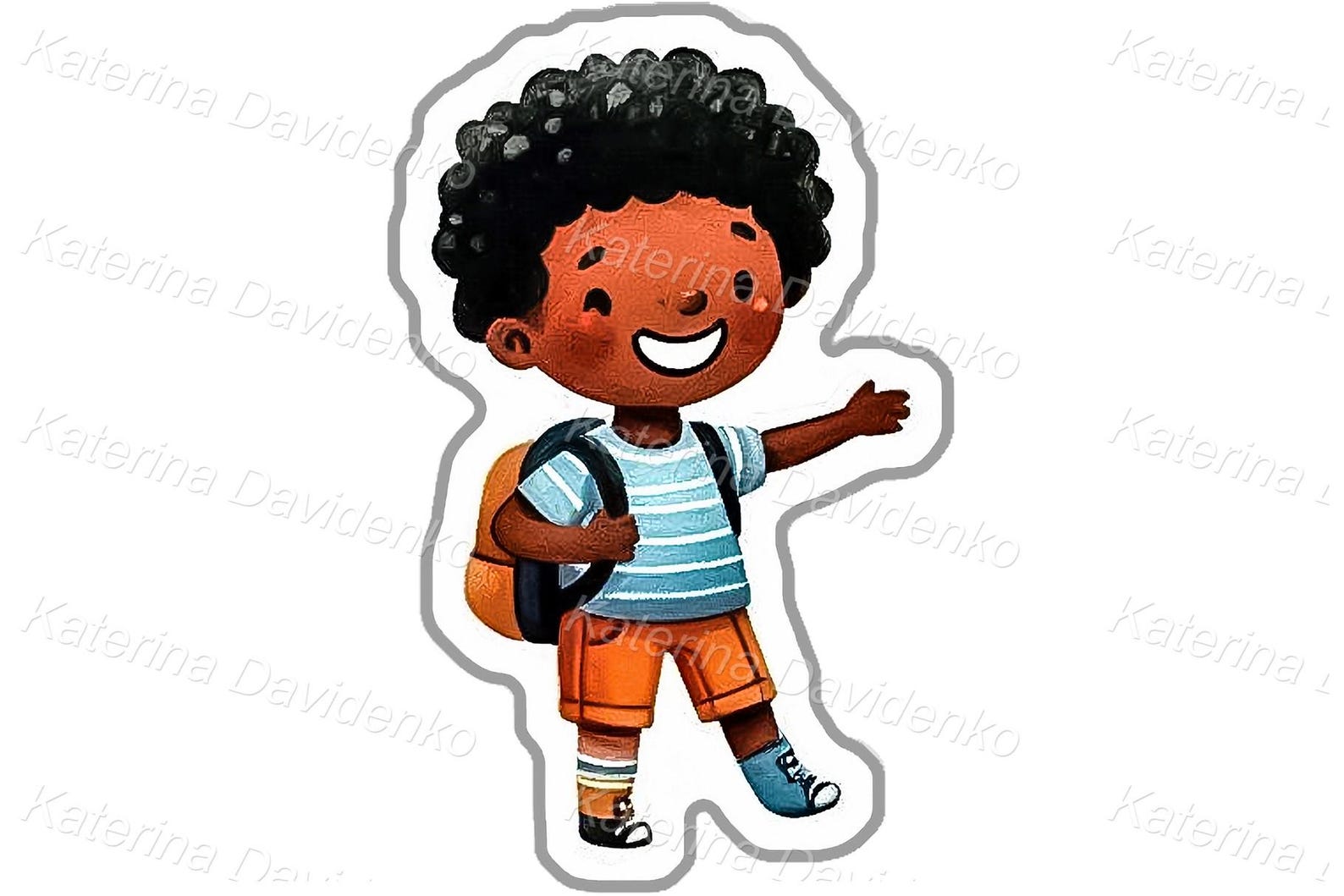 Student Goodnotes Stickers Cute Cartoon School Planner Stickers Happy ...