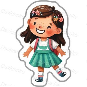 Student Goodnotes Stickers Cute Cartoon School Planner Stickers Happy ...