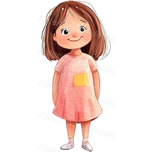 Isolated Cartoon Kids PNG Clipart. Children Clipart. Happy Kids ...