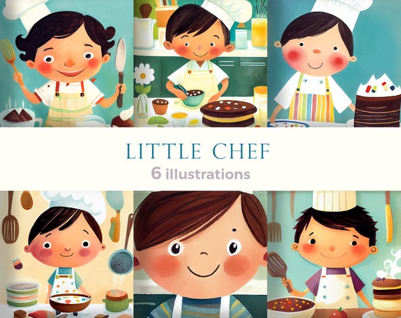 Chef De Repostería De Dibujos Animados