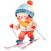 Set of Cartoon Kids Doing Different Sport Activities PNG Clipart ...