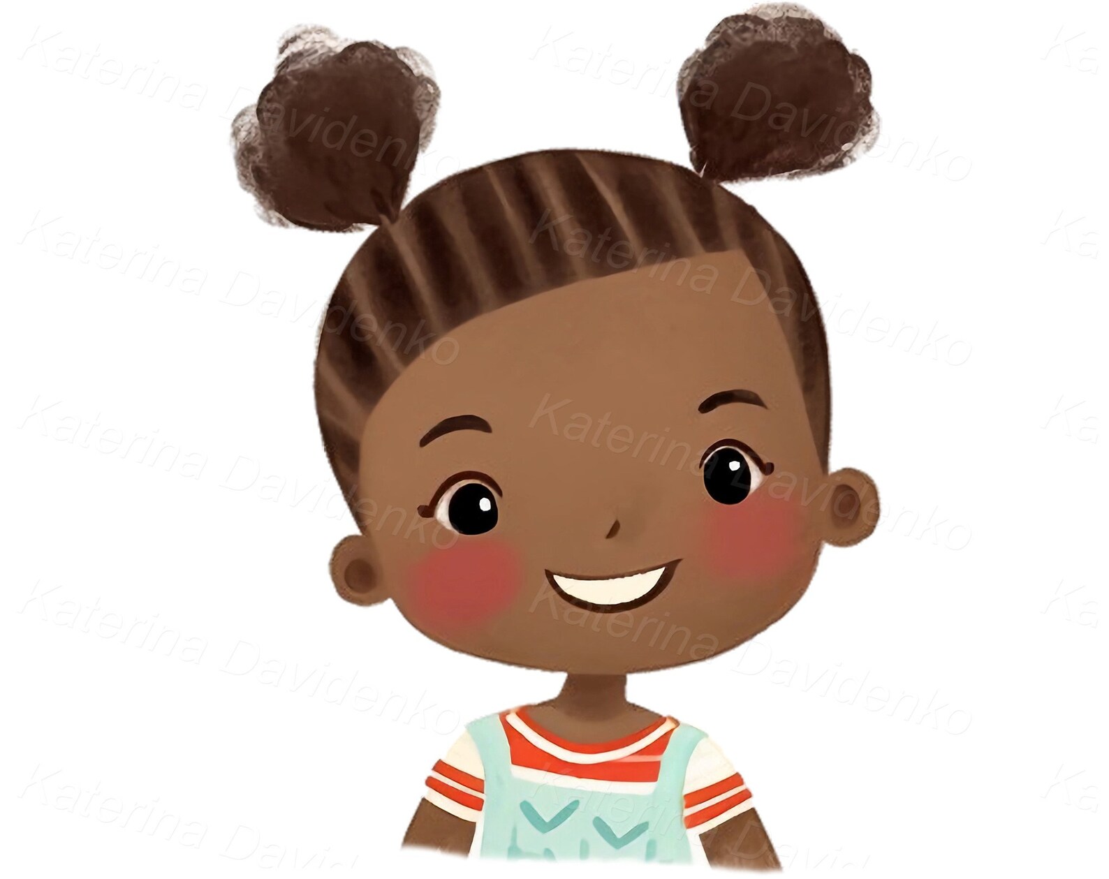 Cute Children Faces Collection, Cartoon Happy Kids Clipart, Smiling ...