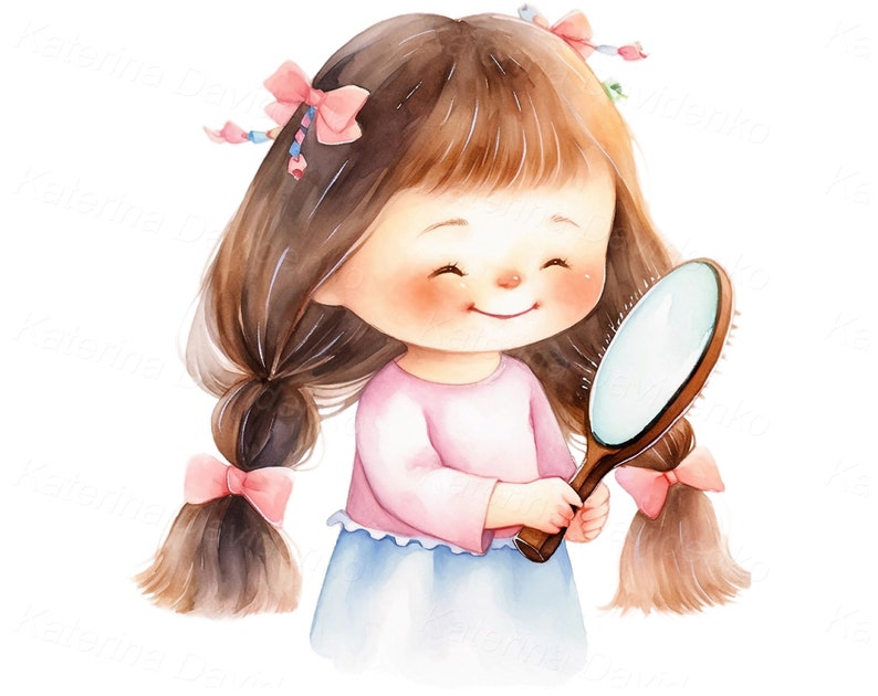 Cute Little Kids Daily Routine, Regime PNG Clipart. Cartoon Children ...