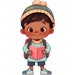 Cute Cartoon Multiethnic School Kids With Backpacks PNG Clipart Set ...