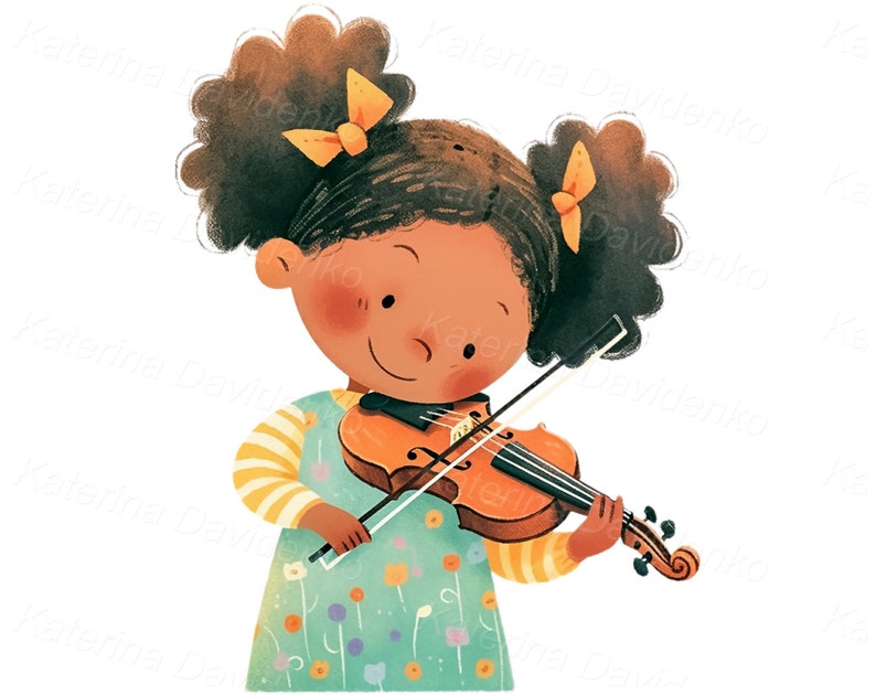 Set of Isolated Watercolor Cartoon Kids PNG Clipart, Children ...