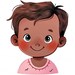 Collection of Cartoon Multiethnic Little Kids Faces Png Clipart ...