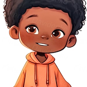 Isolated Cute Cartoon Kids PNG Clipart Set, Children Avatars Web Icons ...