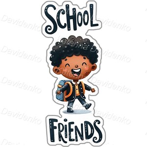 Student Goodnotes Stickers Cute Cartoon School Planner Stickers Happy ...