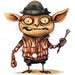 Goblin Characters Clipart Set, Fantasy Creatures Illustrations - Etsy