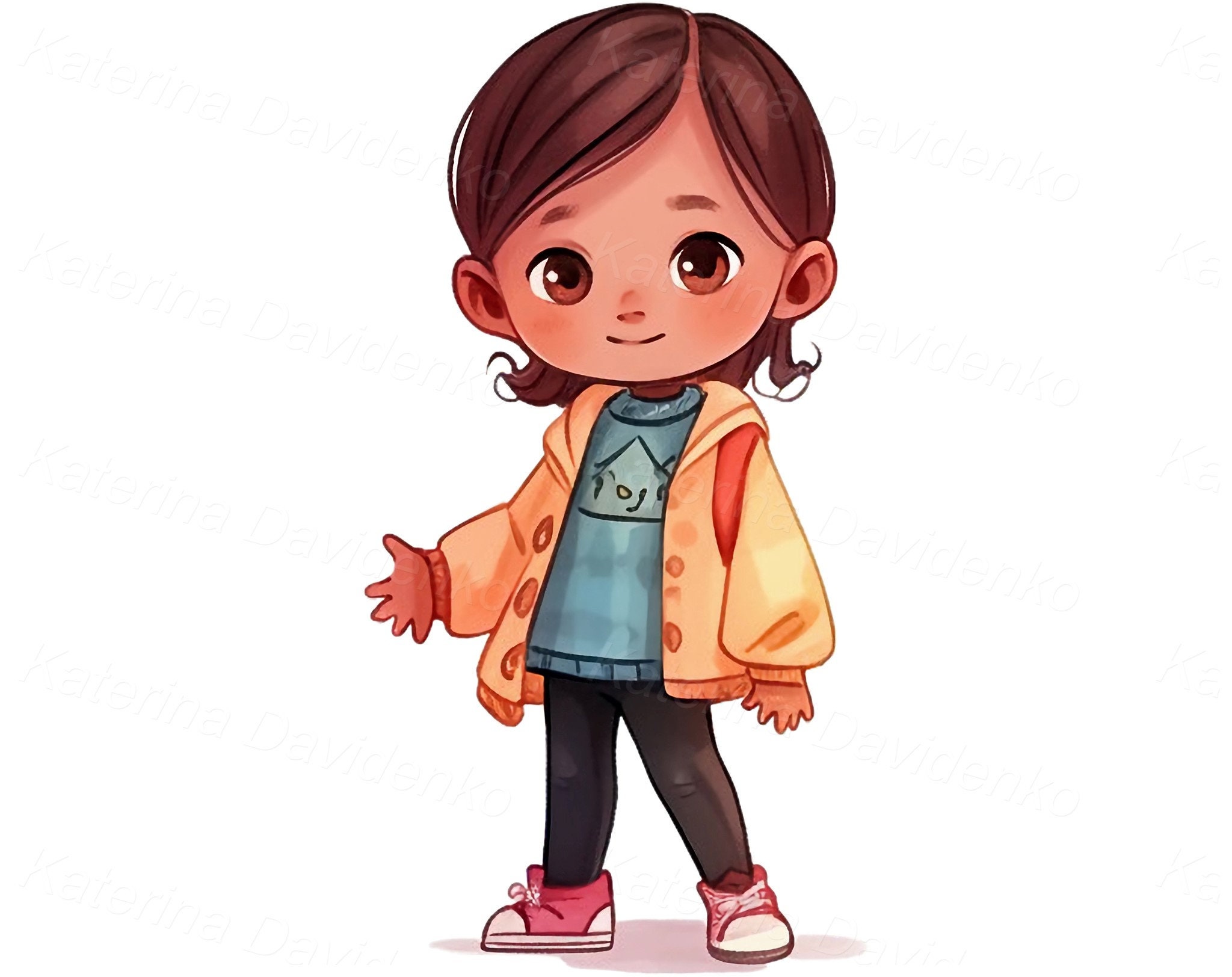 Multiethnic Little Kids PNG Clipart. School Children With Backpacks ...