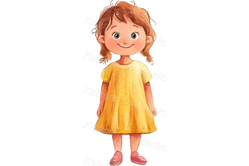 Isolated Cartoon Kids PNG Clipart. Children Clipart. Happy Kids ...