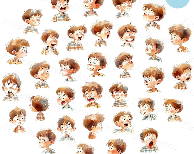 Feelings Faces Kids Png, Emoji Clipart, Emotions Clipart, Educational ...