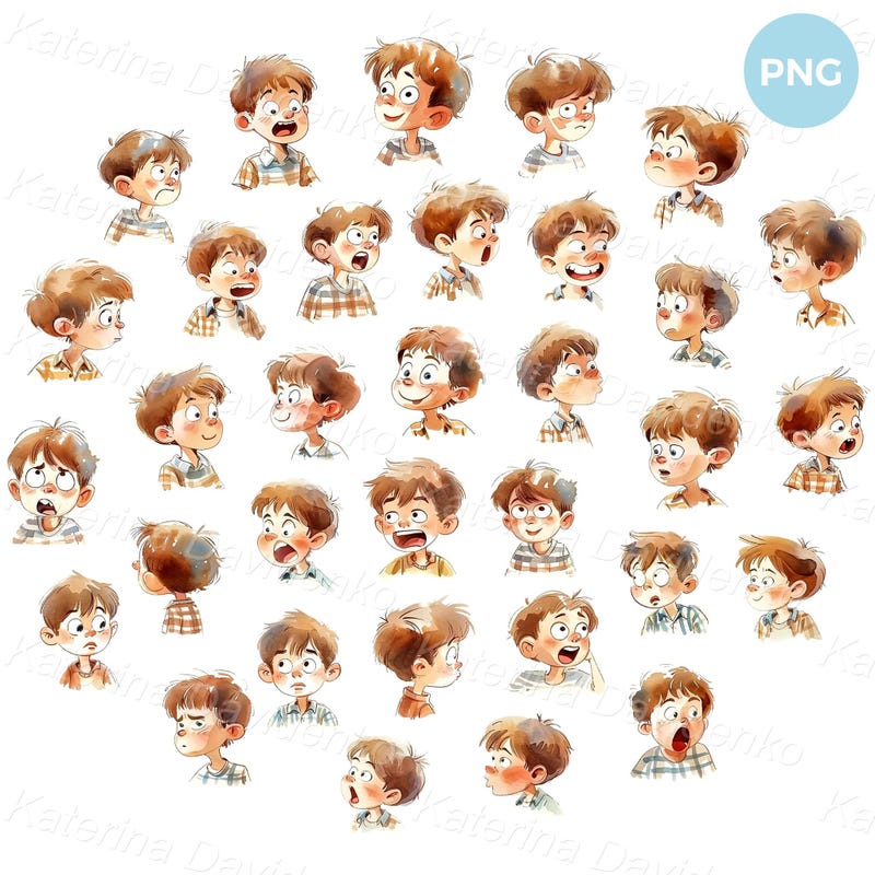 HappyKidsClipart - Etsy