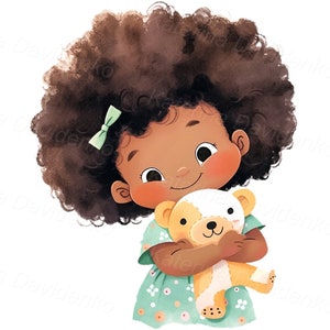 Collection of Cute Little Kids With Different Toys PNG Clipart. Happy ...