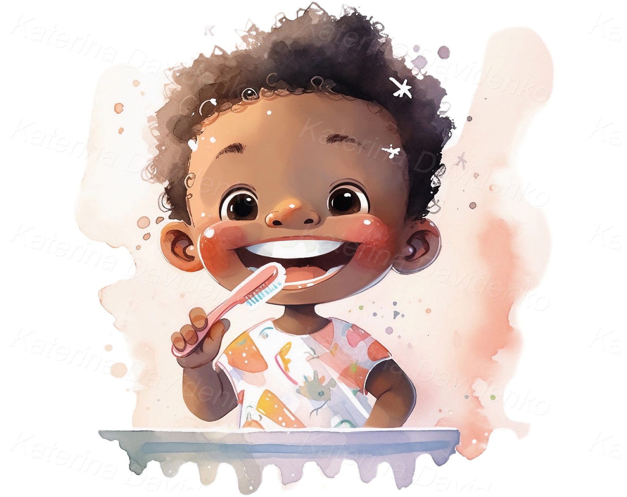 Cute Little Kids Daily Routine, Regime PNG Clipart. Cartoon Children ...