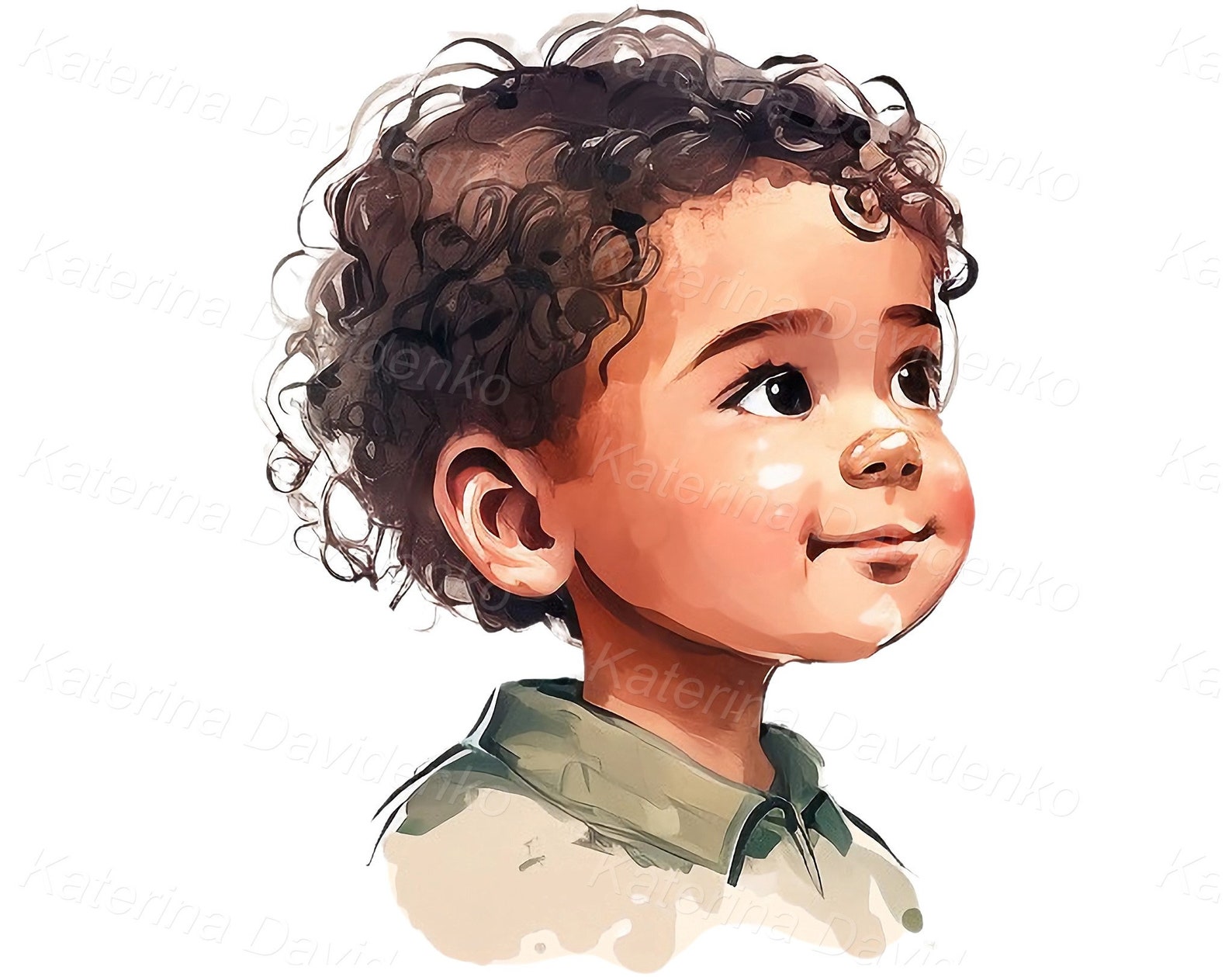 Collection of Cute Children Faces PNG Clipart, Boys and Girls Portraits ...