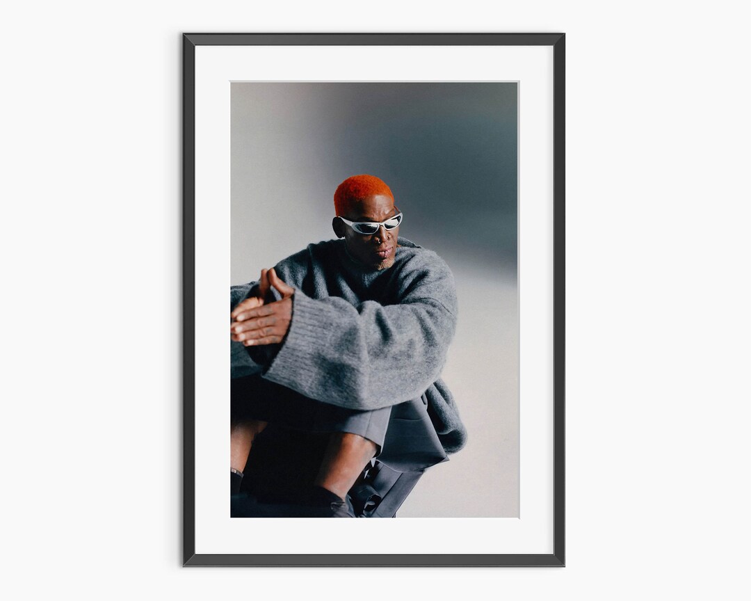 Dennis Rodman, Photography Prints, Dennis Rodman Poster, Fashion Print ...