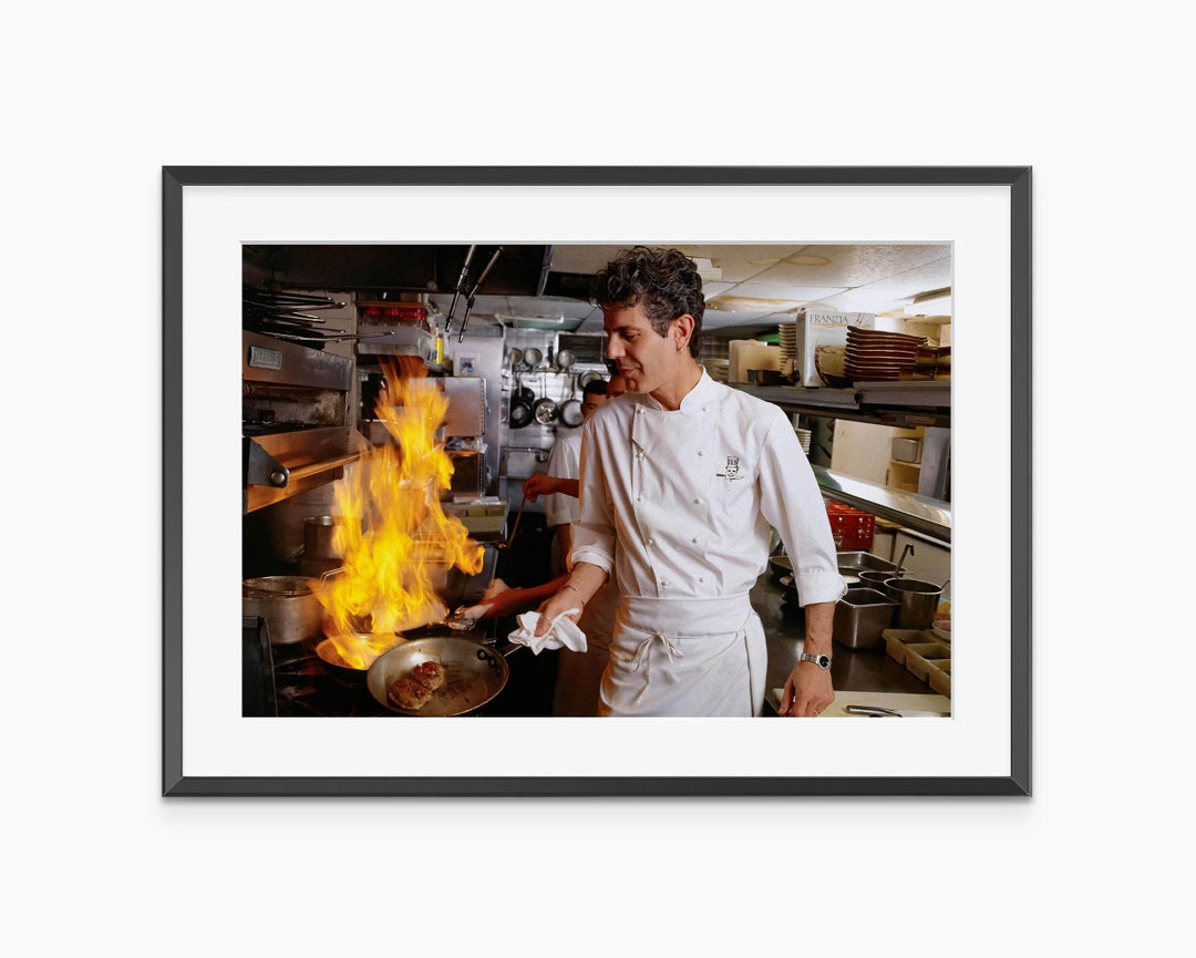 Anthony Bourdain, Photography Prints, Kitchen Wall Art, Cooking Poster ...