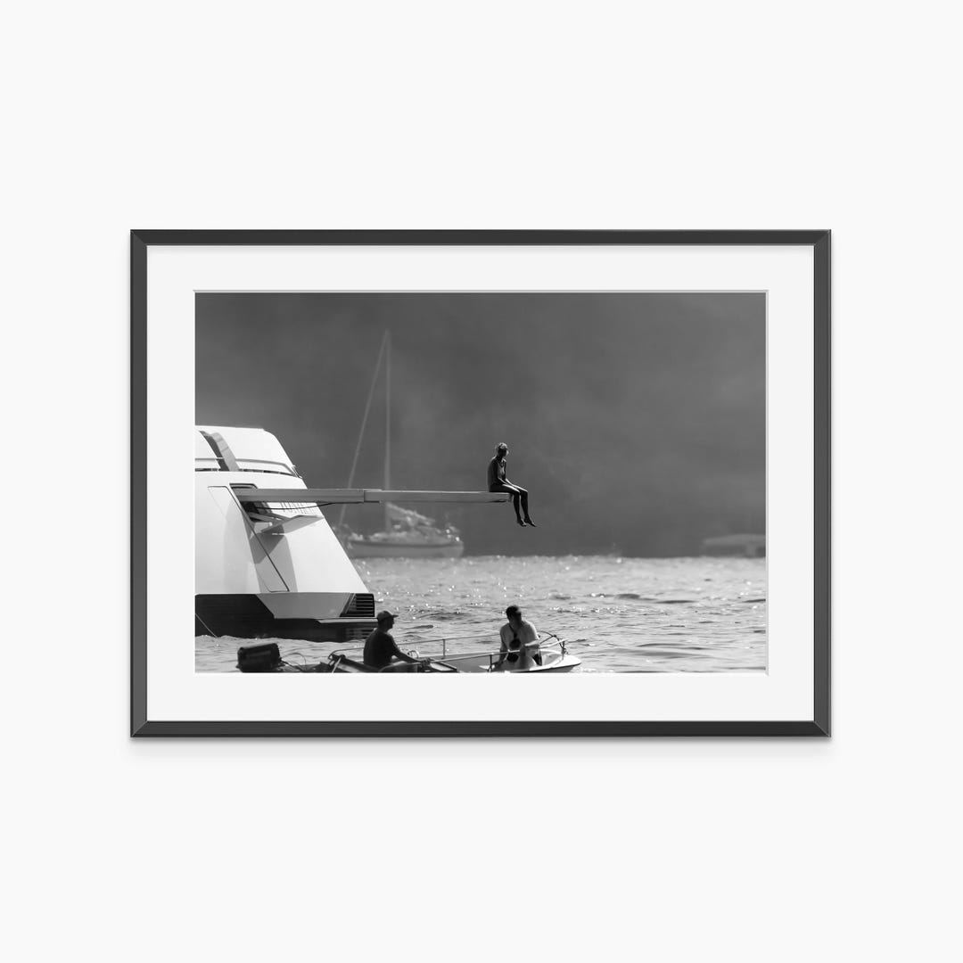 Princess Diana on Boat, Photography Prints, Portofino Italy, Princess ...