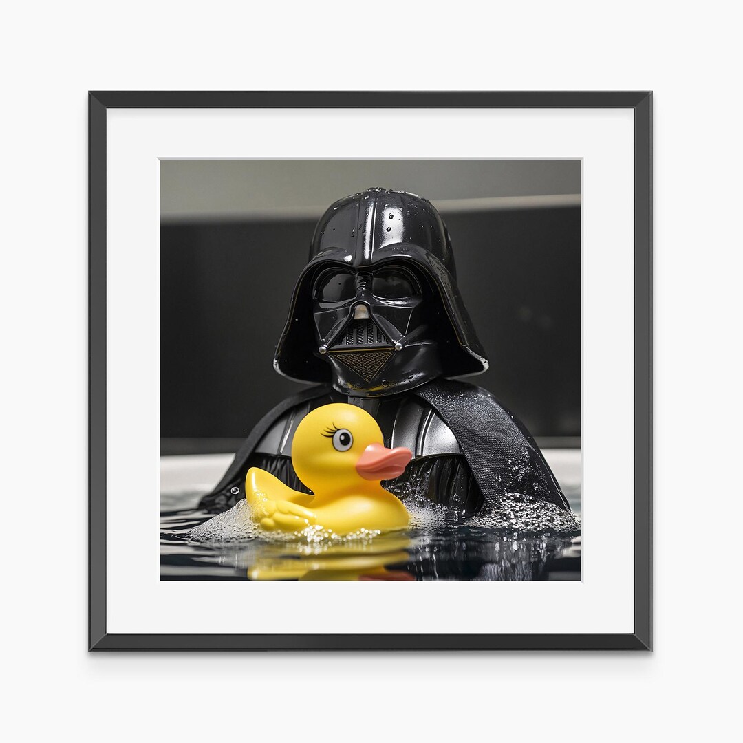 Darth Vader Wall Art, Photography Prints, Funny Poster, Duck Prints ...