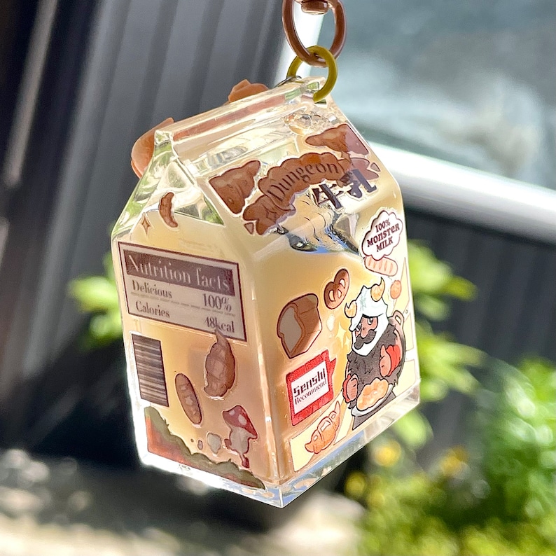 Dungeon Meshi Senshi Bread Milk Carton (liquid) - Etsy