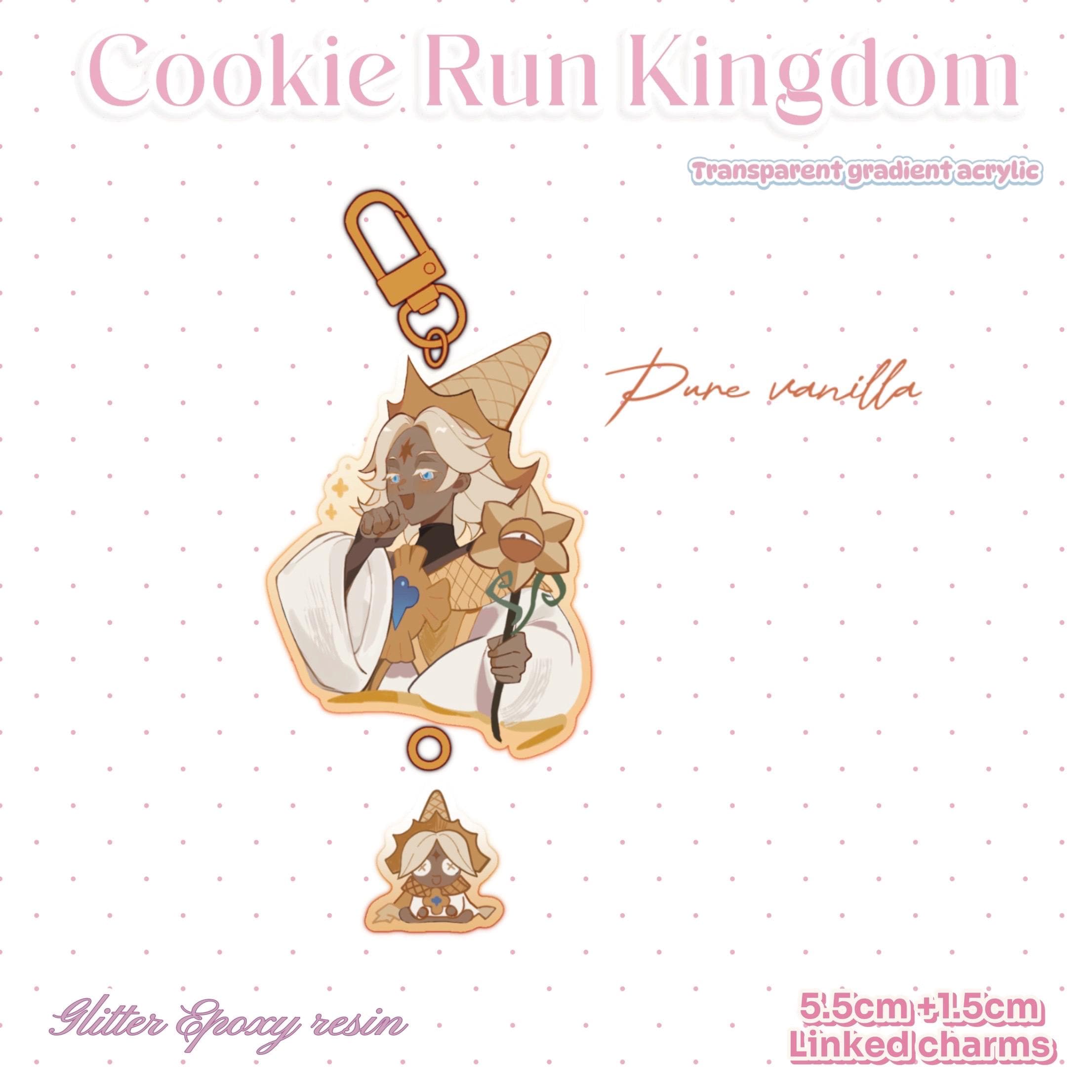 Unofficial Cookie Run Kingdom | Shadow Milk | Keychain - Etsy
