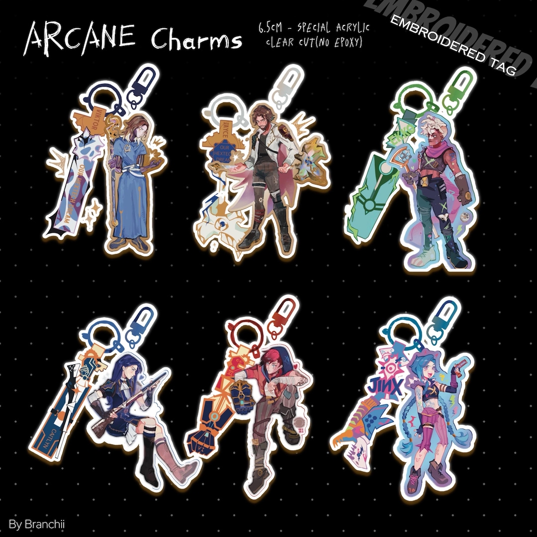 Arcane Charms | Embroidered Tags | Limited Amount | - Etsy
