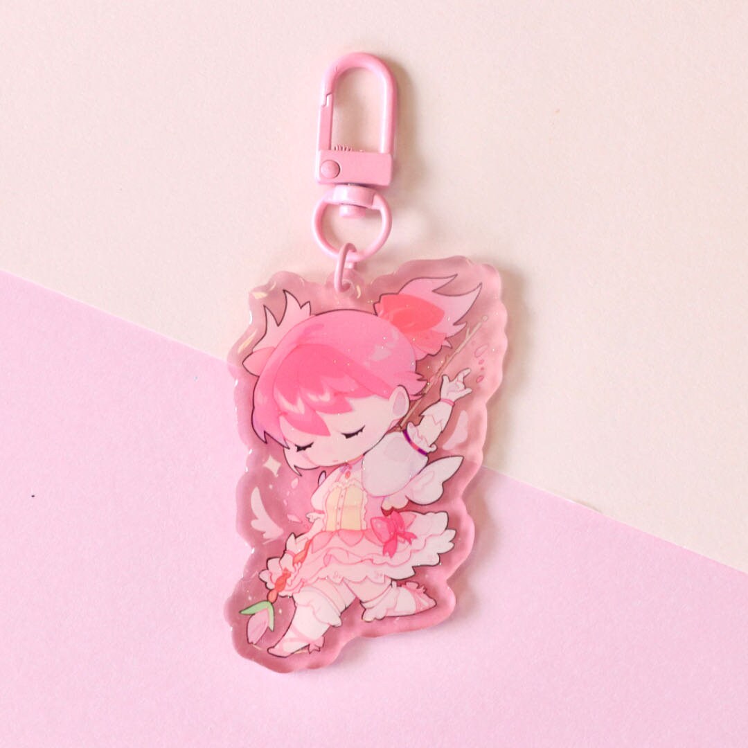 Madoka Magica Inspired Keychain - Etsy