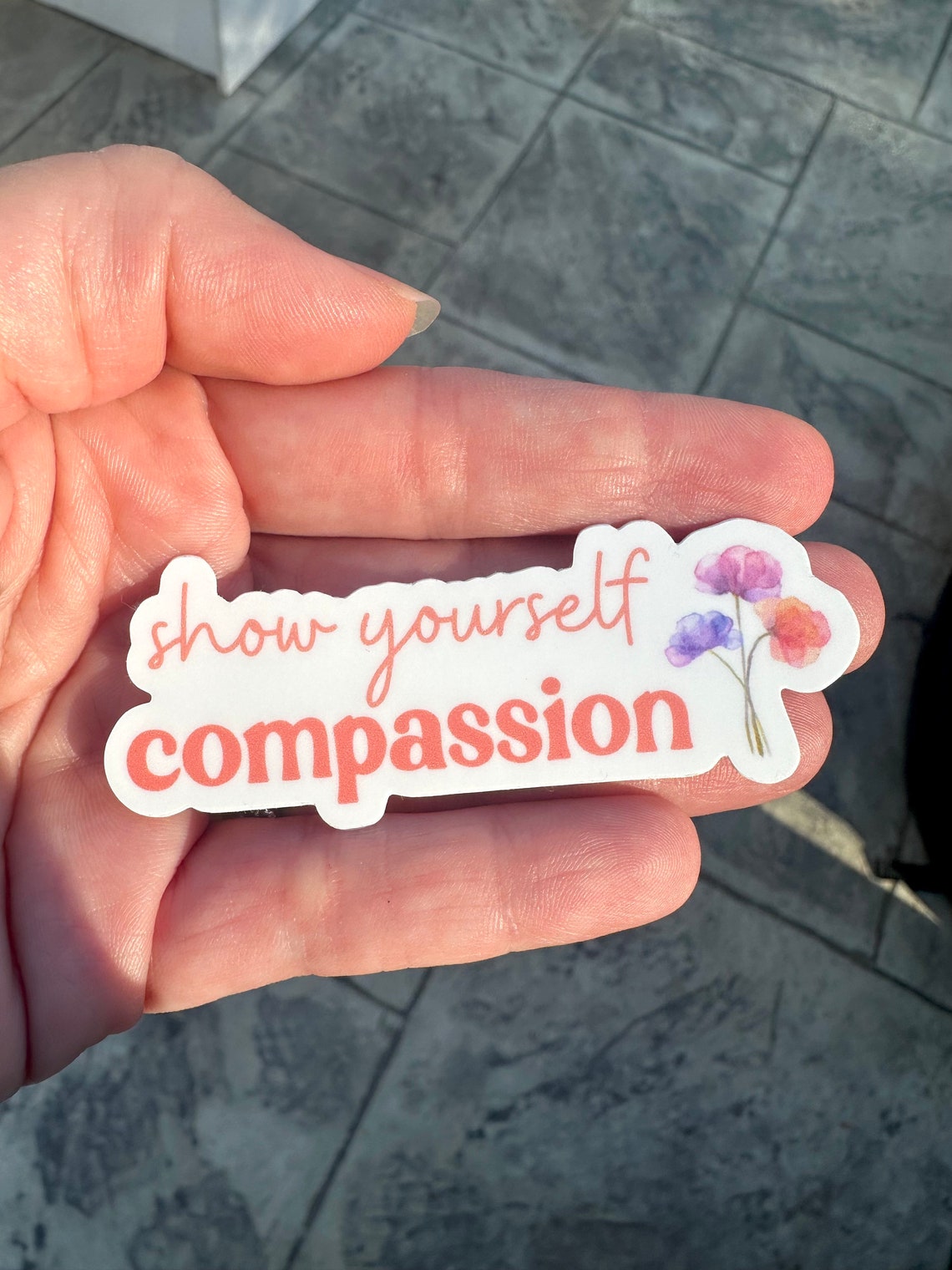 Self Love Sticker Positive Affirmations Sticker for Water - Etsy