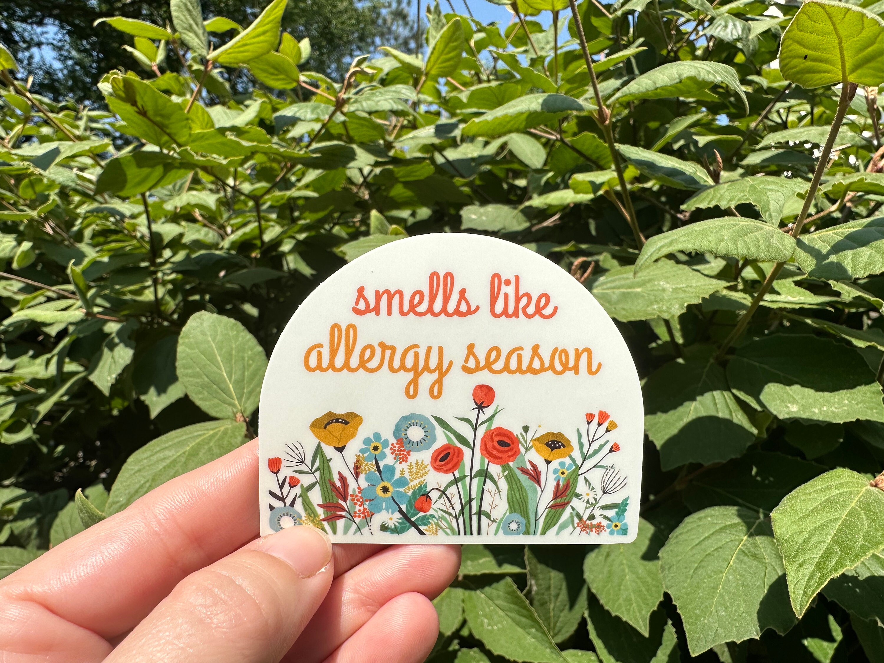 Allergy Sticker Allergy Season Sticker for Laptop Sarcastic - Etsy