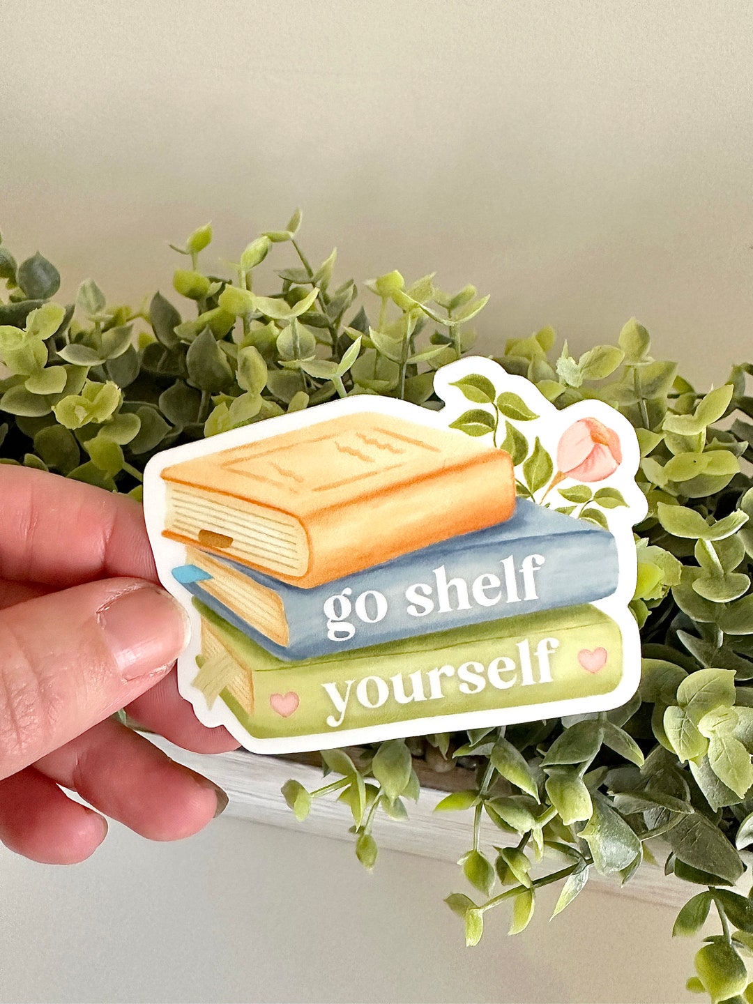 Book Sticker, Waterproof Vinyl Decal, Bookish Merch, Gift for Librarian ...