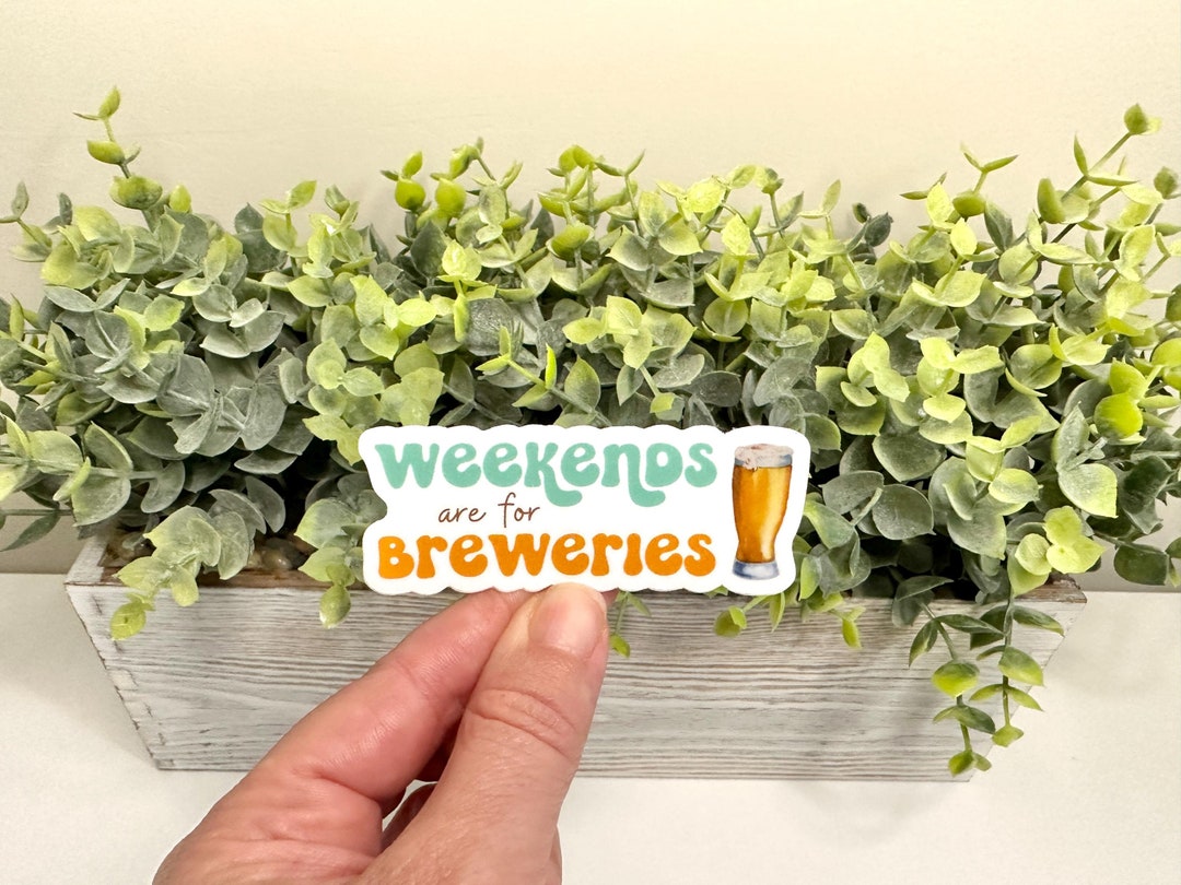 Brewery Sticker, Beer Sticker for Laptop, Beer Drinker Gift for Friend ...