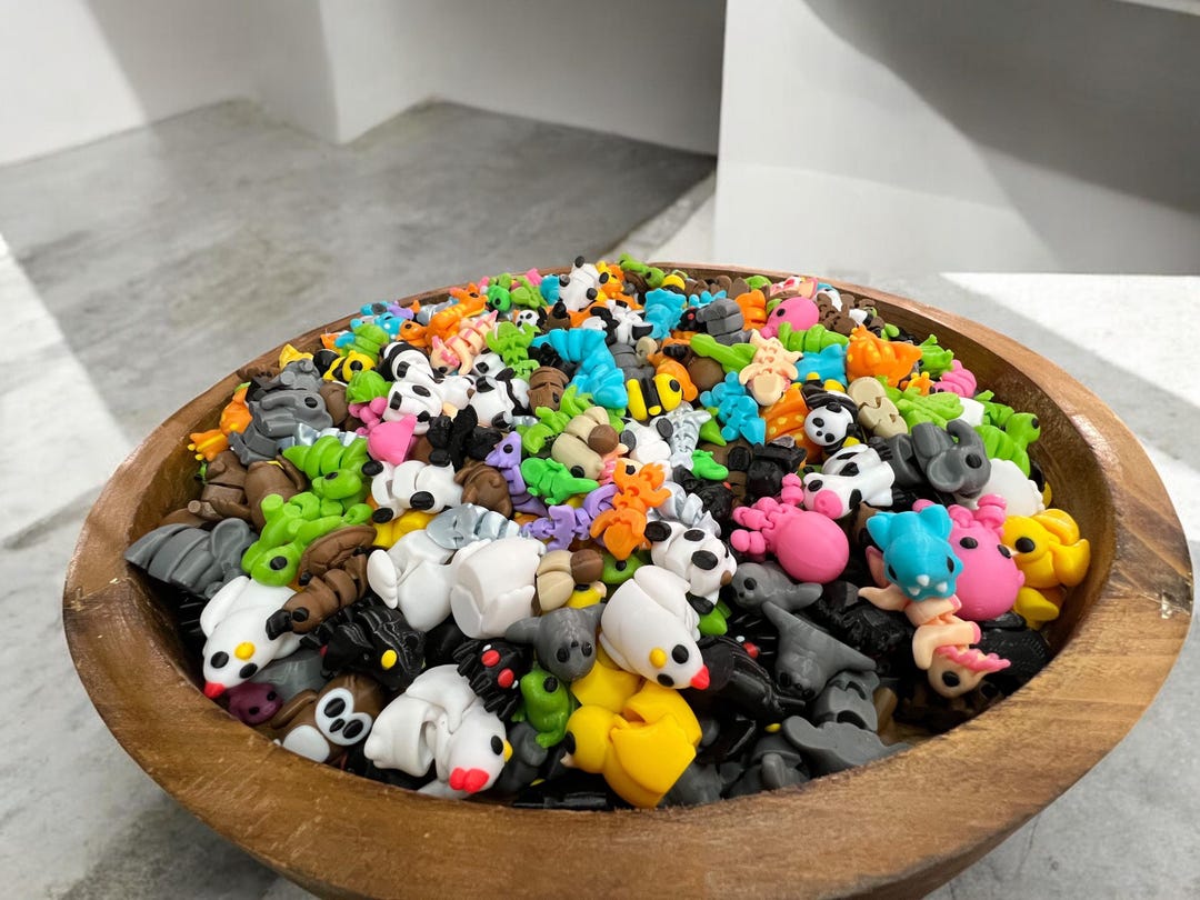 3D Printed Mini Animal Toys – Articulated Pocket Pets, Party Favors ...