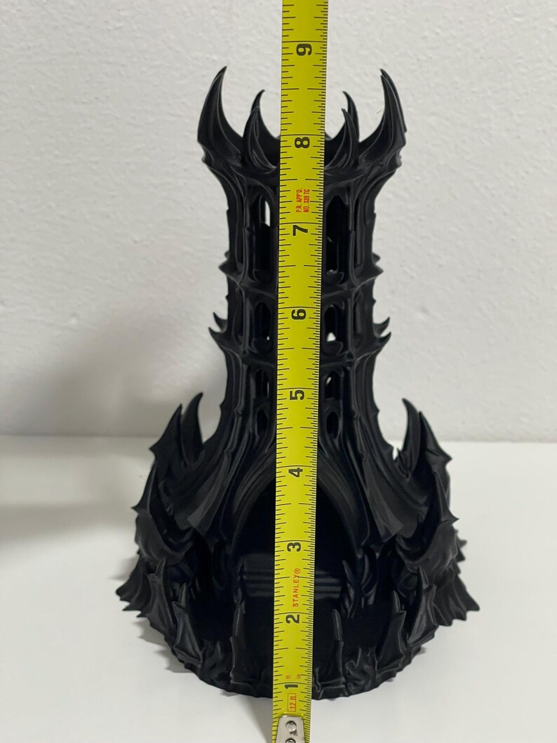 Black Gothic Dice Tower Obsidian Fortress for DND RPG - Etsy