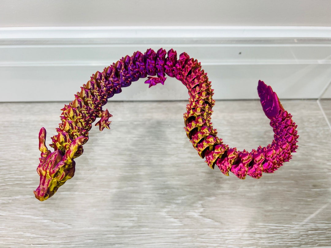 Articulated Crystal Dragon Stress Relief Fidget Toy by - Etsy