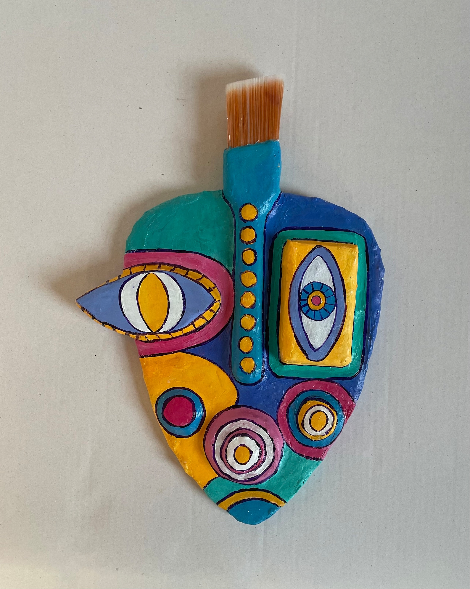Papier Mache Wall Decoration - Etsy