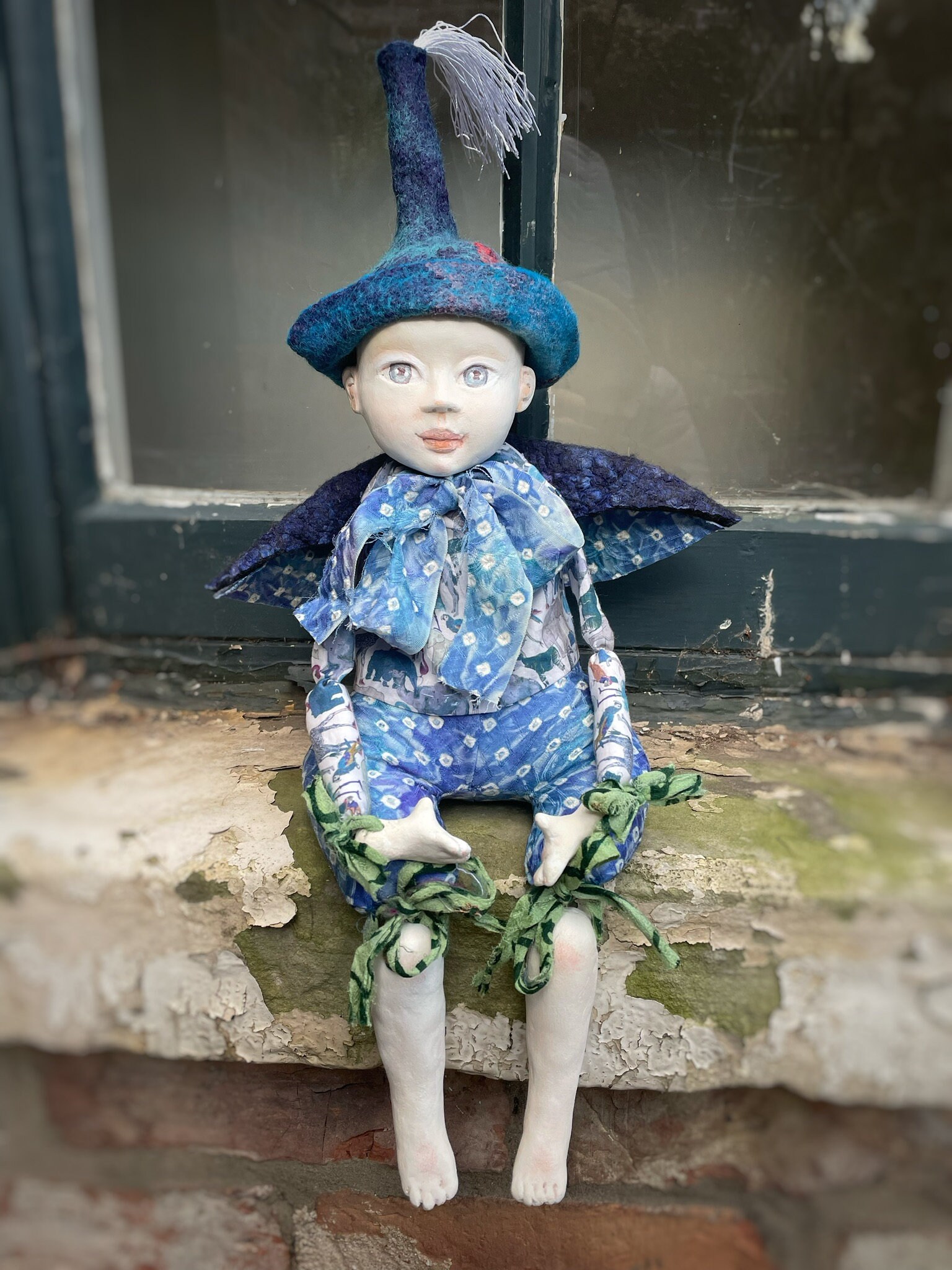 Polymers Clay Angel Art Doll/sculpture - Etsy