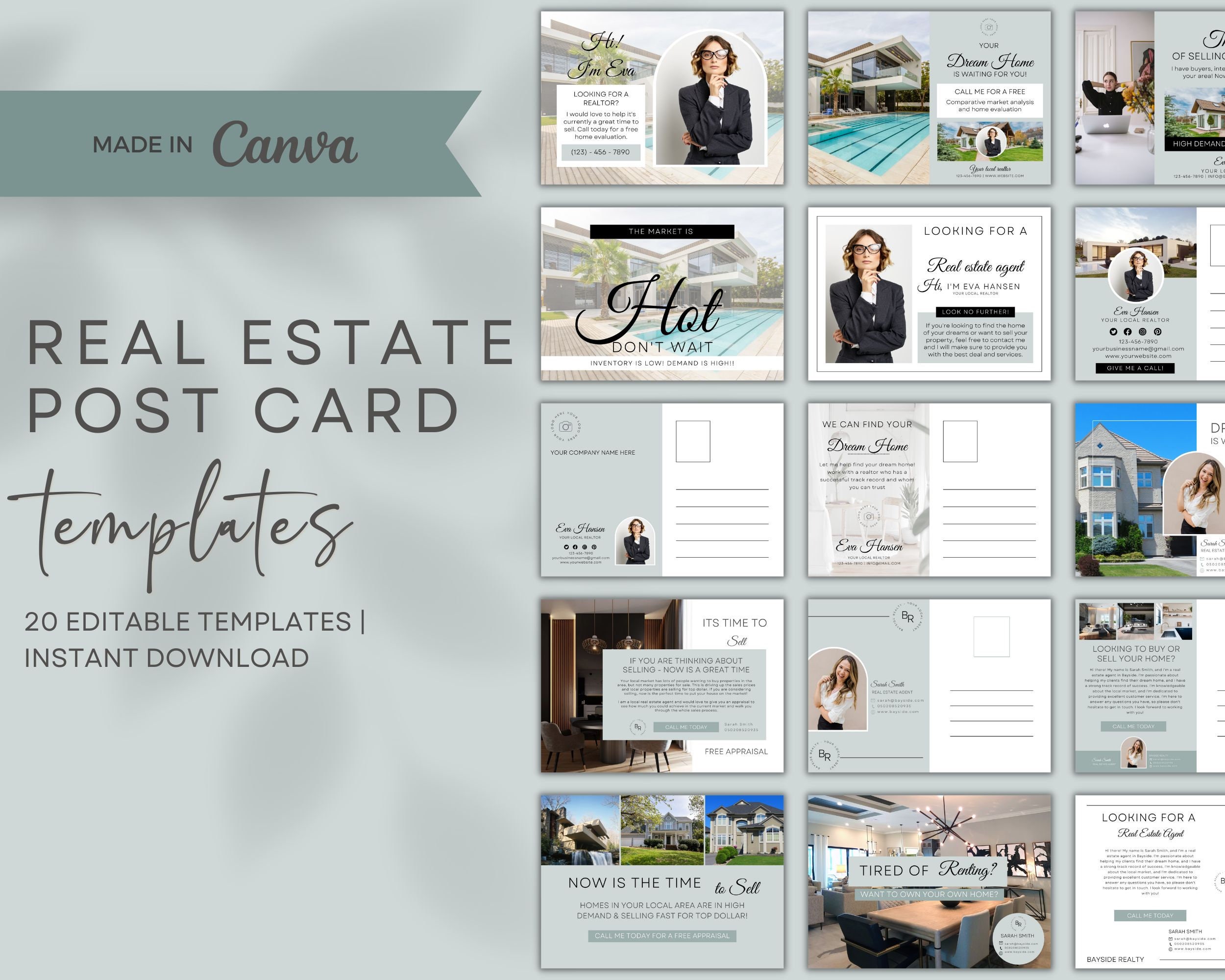 Real Estate Post Cards Realtor Farming Post Card Real Estate Post Card ...