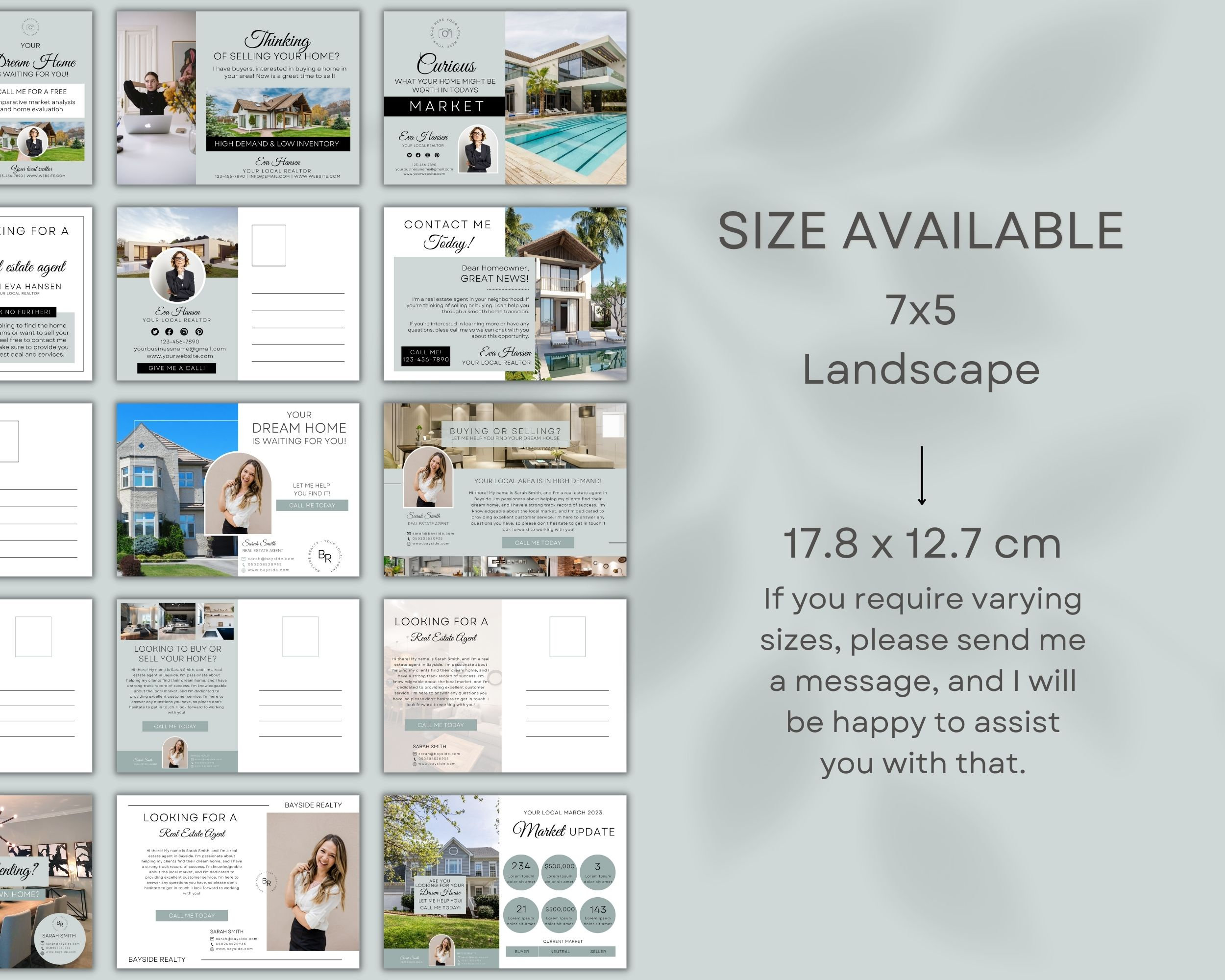 Real Estate Post Cards Realtor Farming Post Card Real Estate Post Card ...