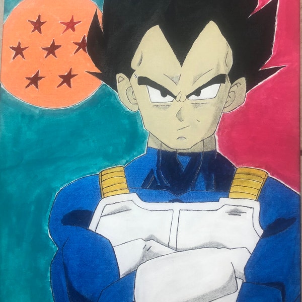 Vegeta Frame - Etsy