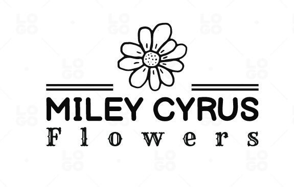 Miley Cyrus Flowers Png Svg Pdf Eps - Etsy