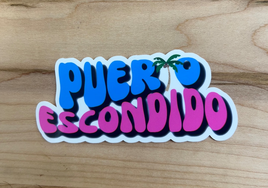 Puerto Escondido Mexico Weatherproof Premium Matte Sticker - Etsy