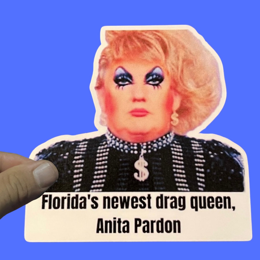 Liberal Sticker, Anita Pardon, I Need A Pardon, Funny Sticker, Trump ...