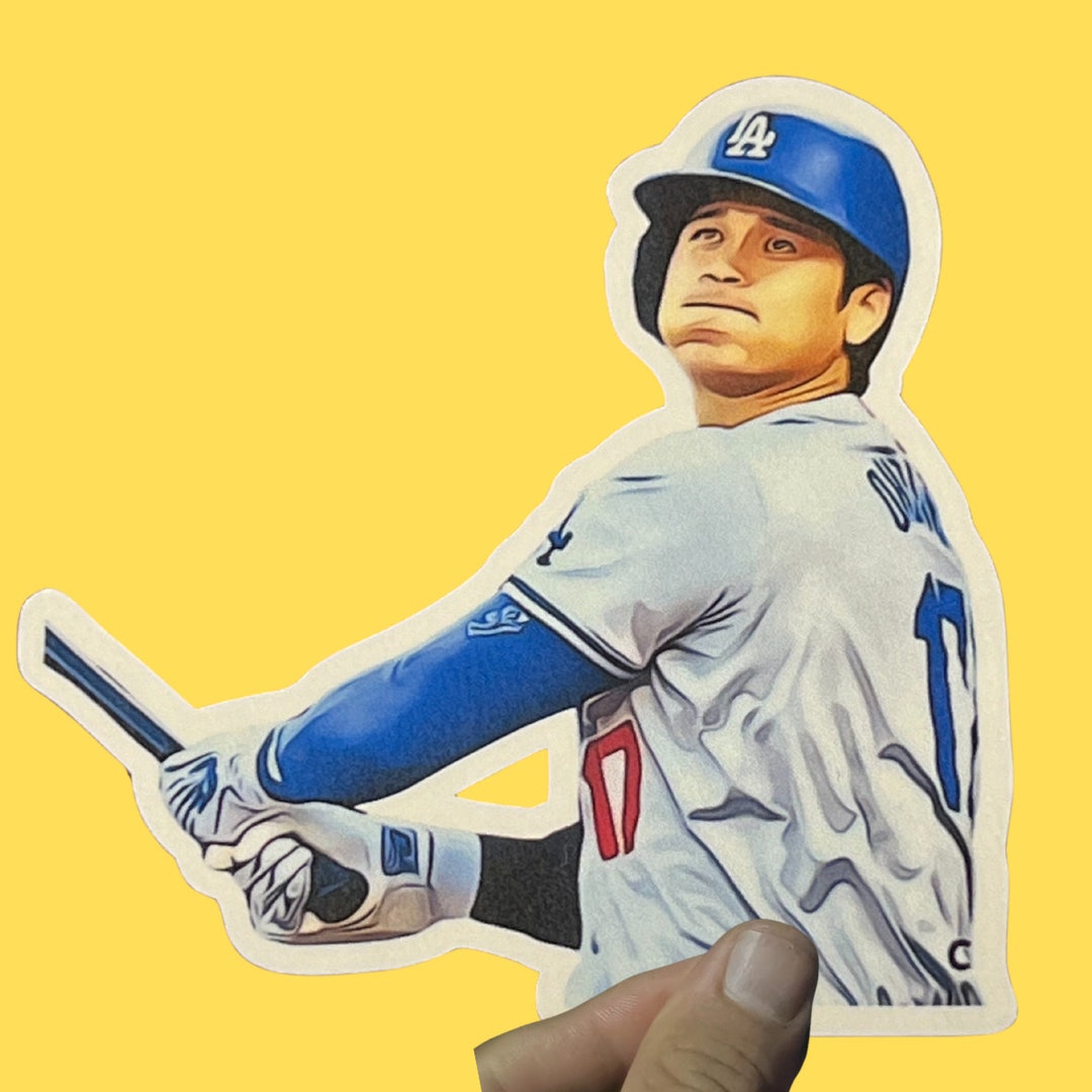 Shohei Ohtani Sticker, Weatherproof Premium Matte Sticker, Laptop ...